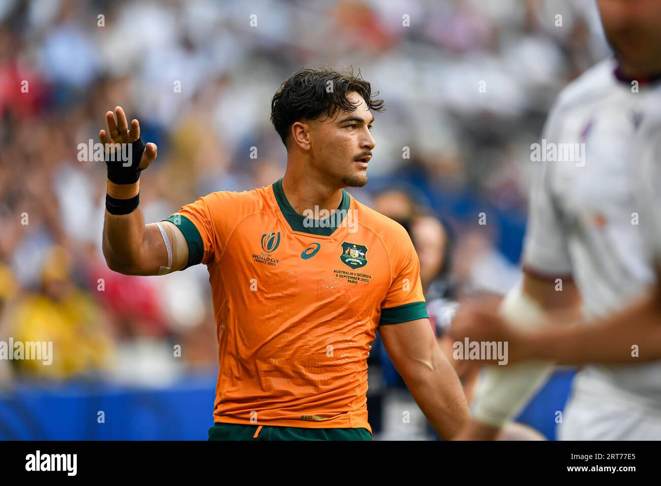 Jordan Petaia during the Rugby World Cup RWC 2023 match between ...
