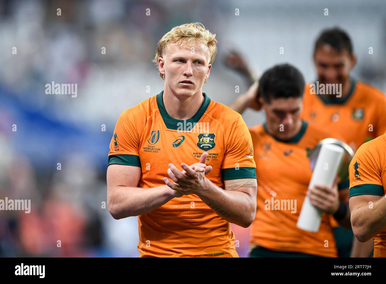 Carter Gordon during the Rugby World Cup RWC 2023 match between ...