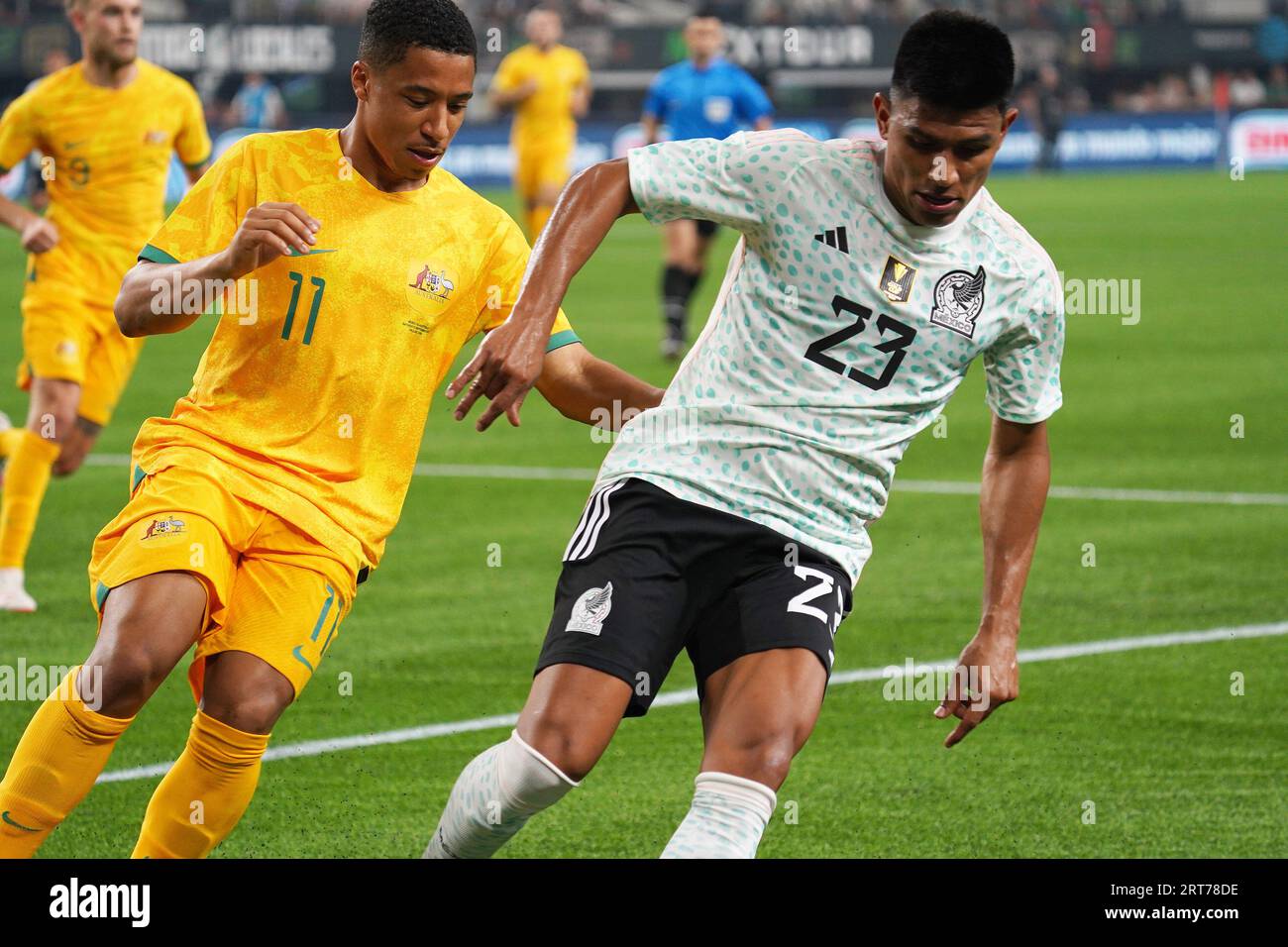Arlington, Texas, United States: Samuel Silvera (AU) and Jesus Gallardo ...