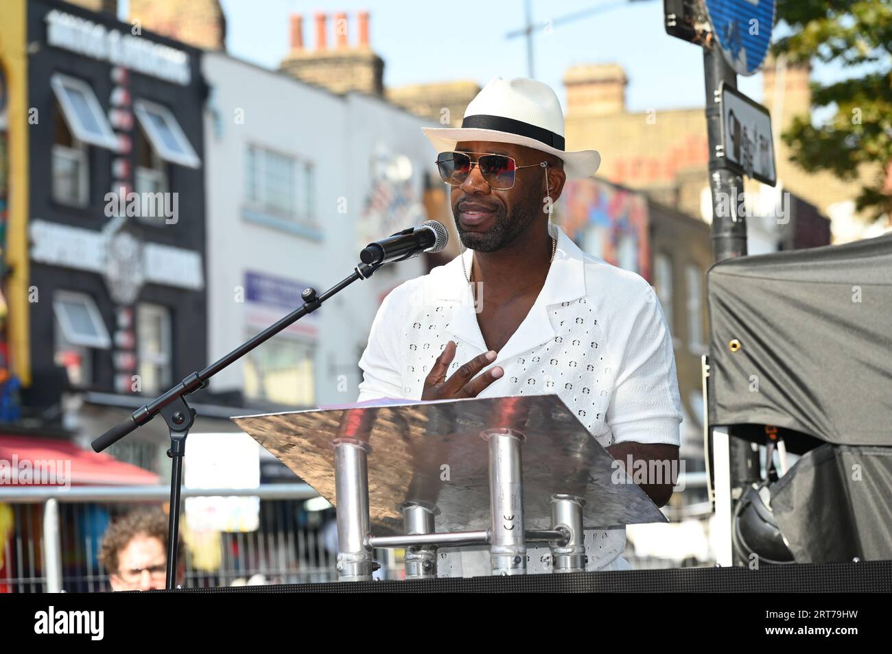 Camden Town, London, UK. 9th Sep, 2023. Speaker DJ Spoony at Shalamar ...