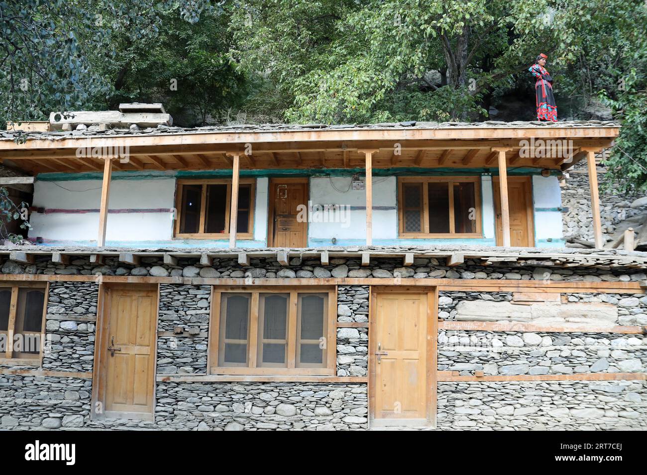 Kalash house in Balanguru Village Stock Photo - Alamy