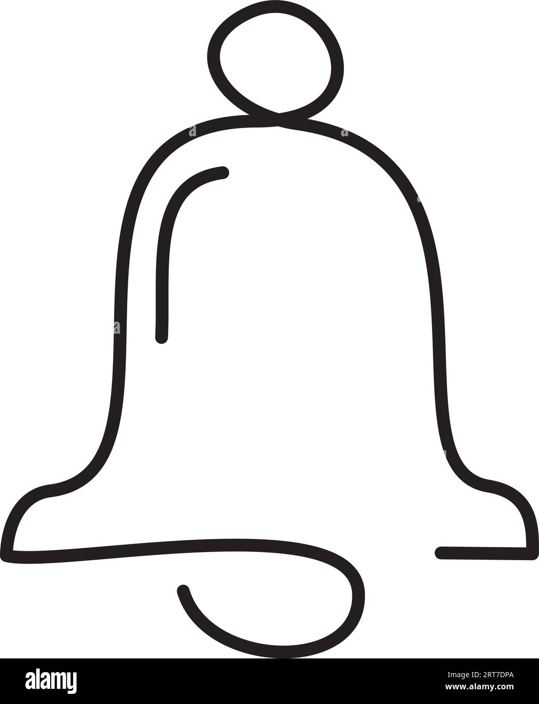 vector ringing bell. school symbol. bell for students vector ...