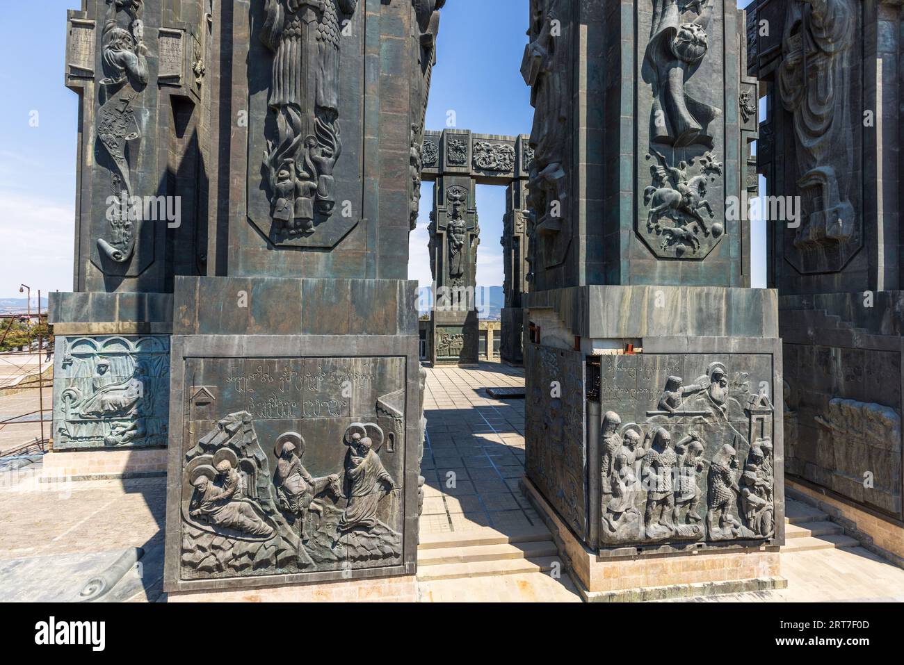 The Chronicle of Georgia is a monument visible from afar on Mount ...
