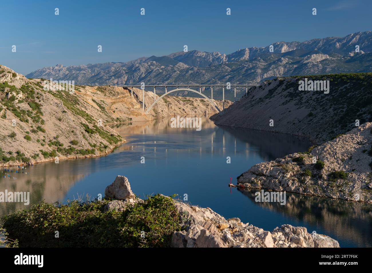 Maslenica Bridge (New), Croatia Stock Photo - Alamy