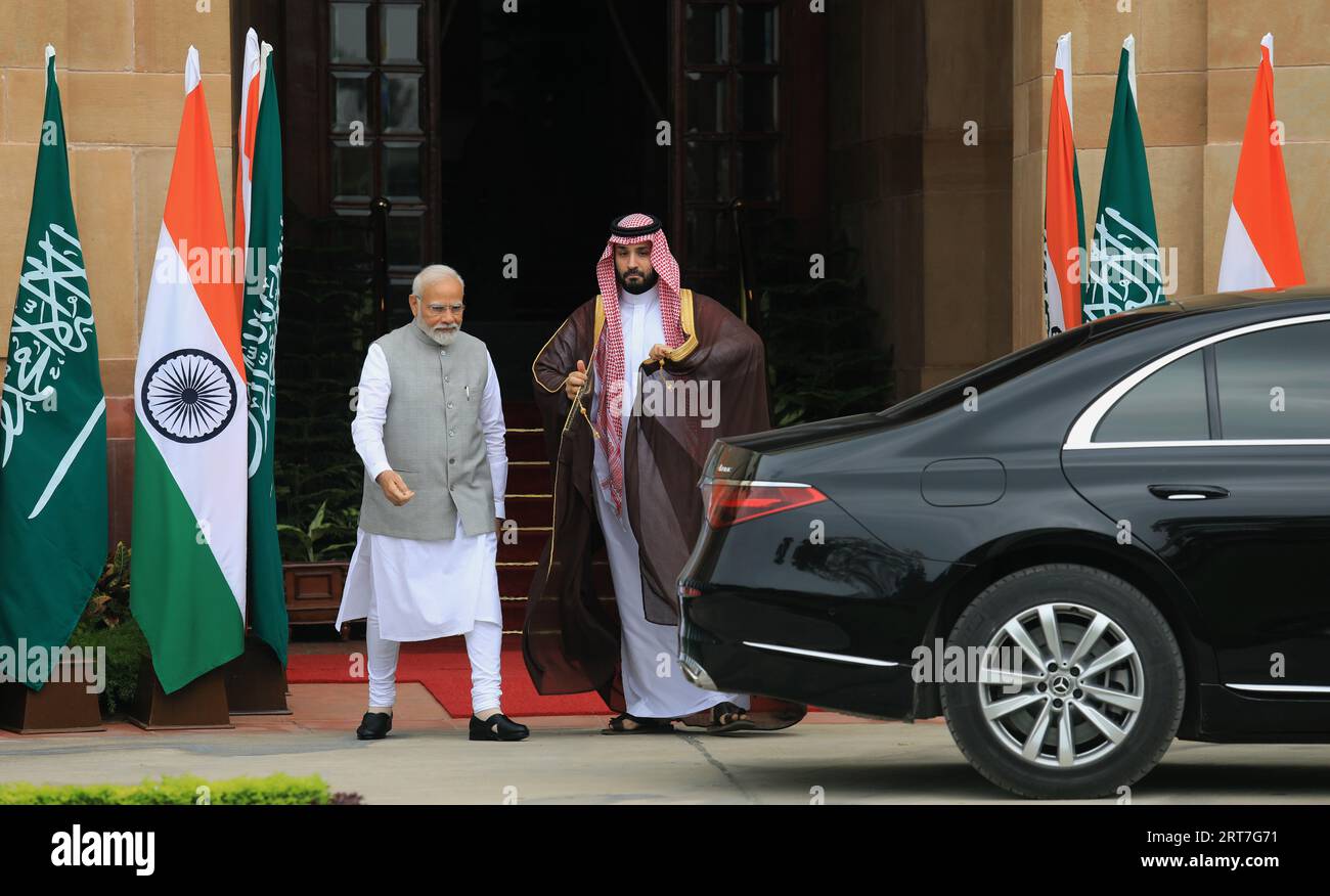 New Delhi, India. 11th Sep, 2023. Indian Prime Minister Narendra Modi ...