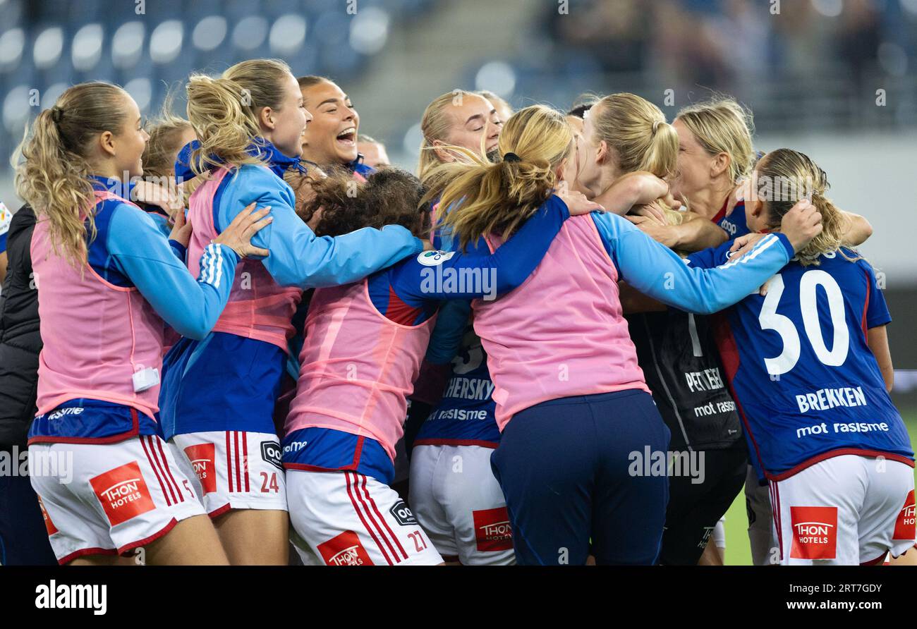 Oslo, Norway. 09th Sep, 2023. Oslo, Norway, September 9th 2023: Players ...