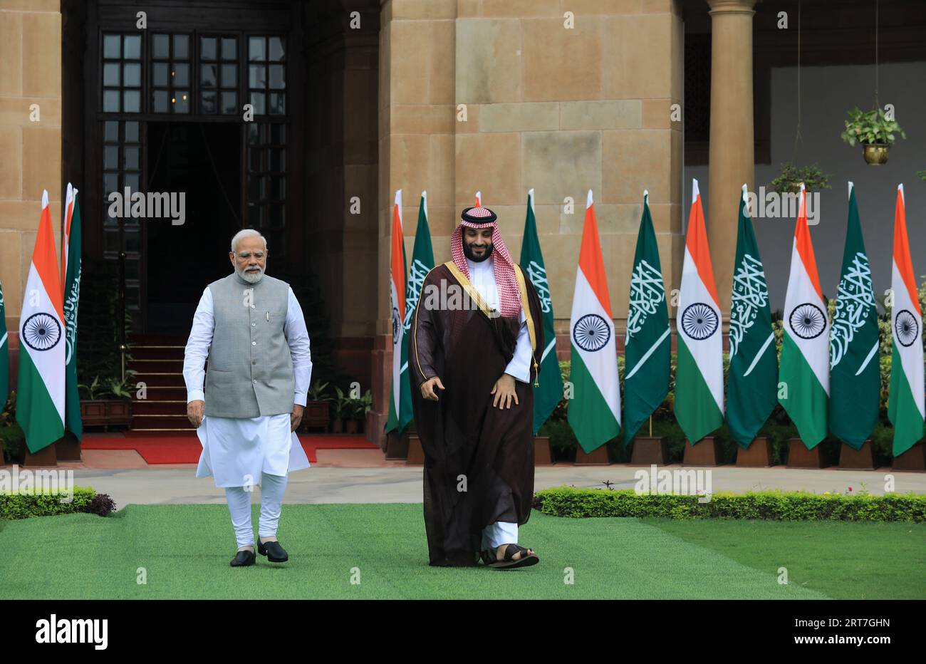 New Delhi, India. 11th Sep, 2023. Indian Prime Minister Narendra Modi ...