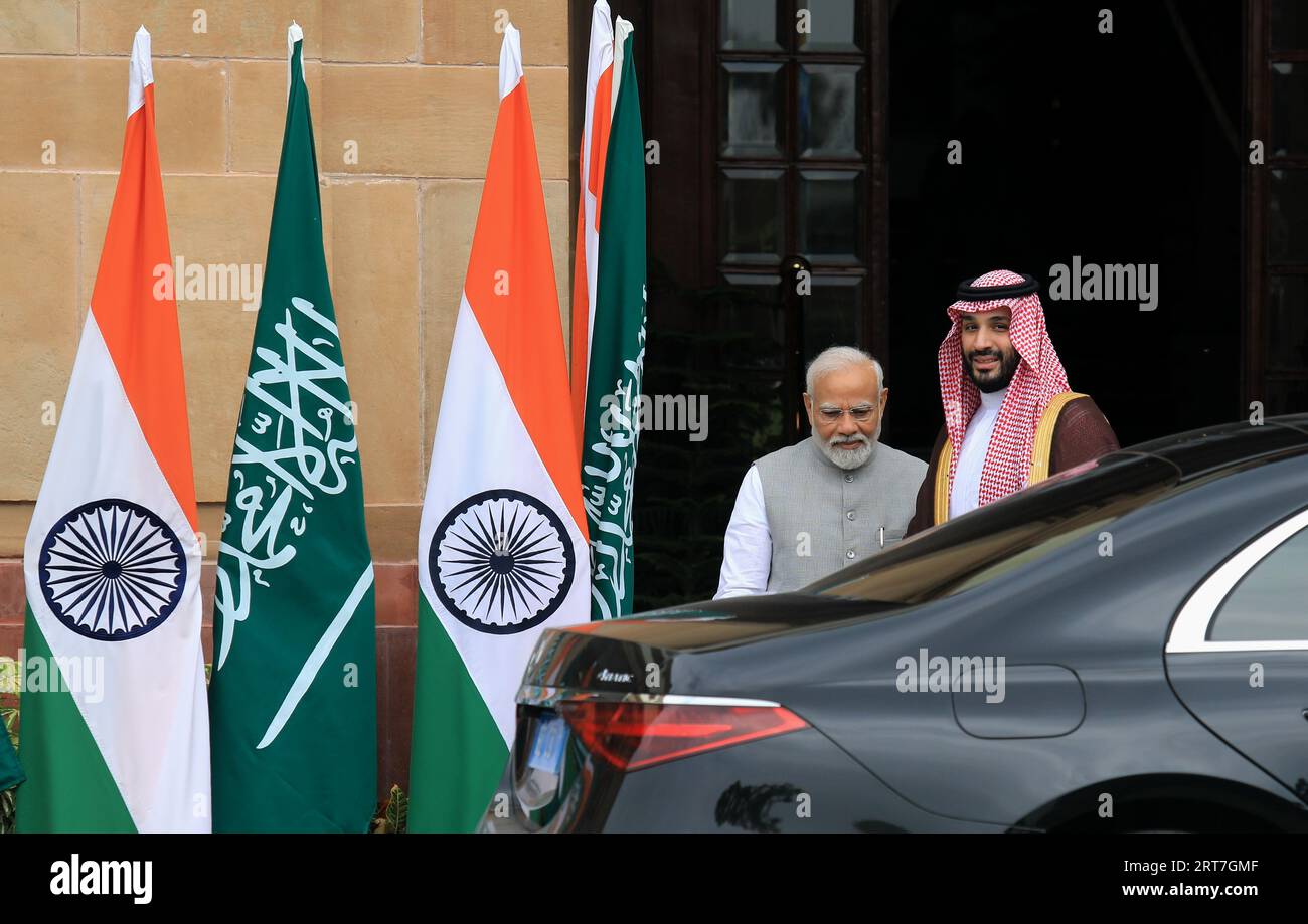 New Delhi, India. 11th Sep, 2023. Indian Prime Minister Narendra Modi ...