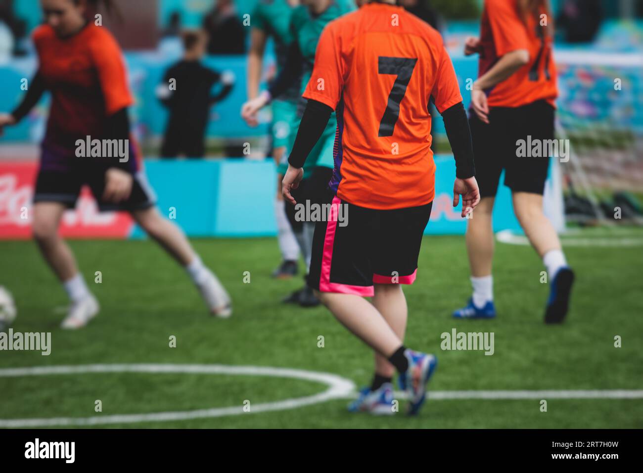 Female footbal school hi-res stock photography and images - Alamy
