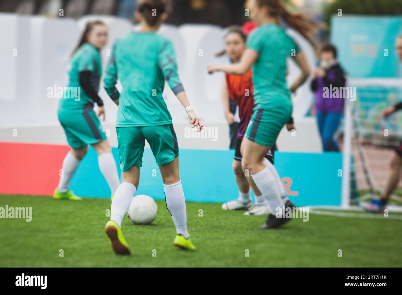 Female footbal school hi-res stock photography and images - Alamy