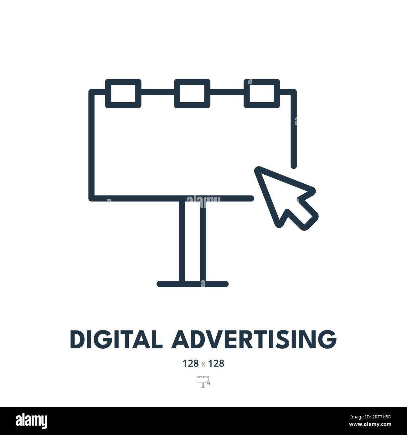 Digital advertising Stock Vector Images - Alamy