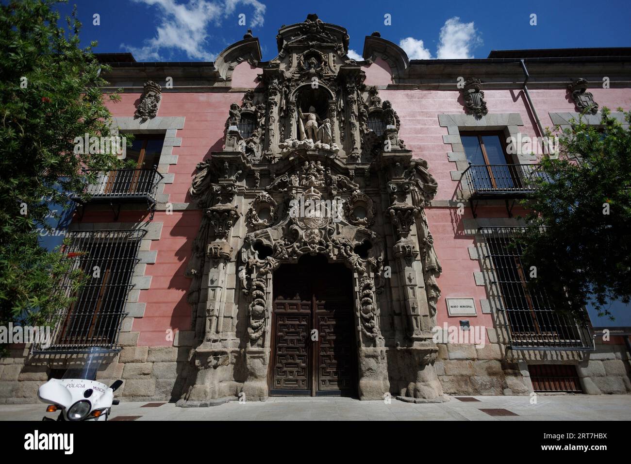 Facade of the Museo de Historia de Madrid, located at 78 Fuencarral ...