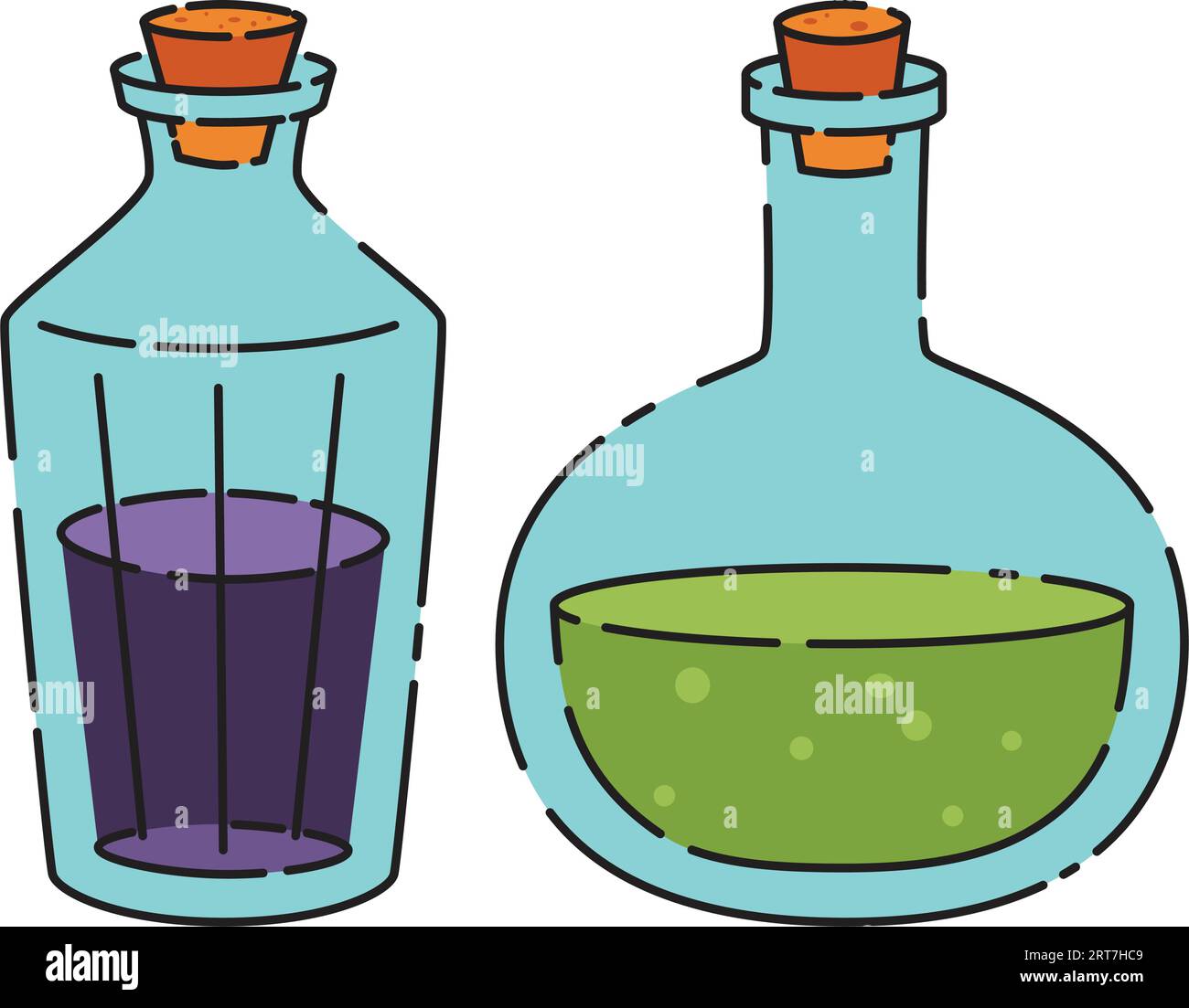 Potions lab Stock Vector Images - Alamy
