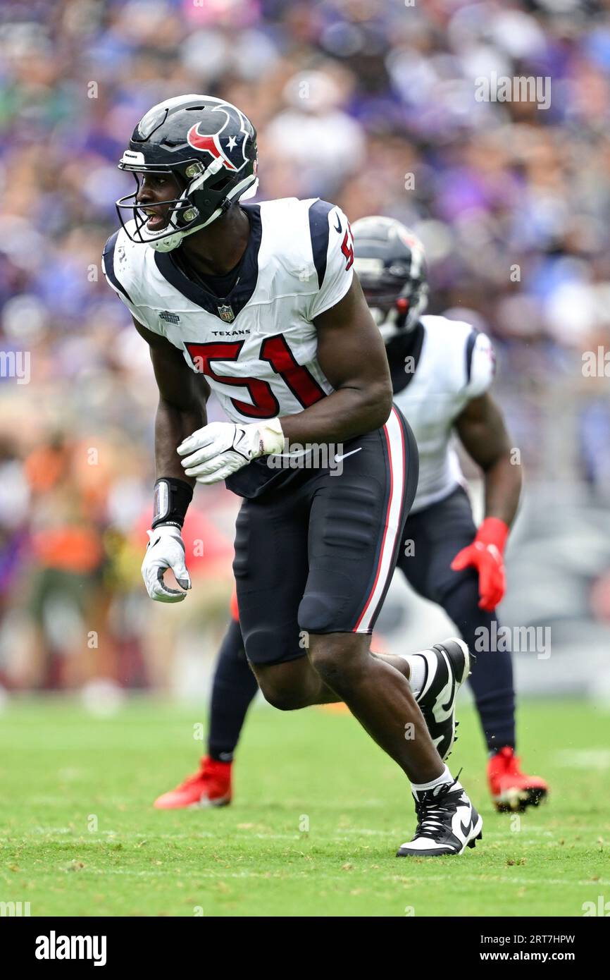 Houston Texans defensive end Will Anderson Jr. (51) in action during ...