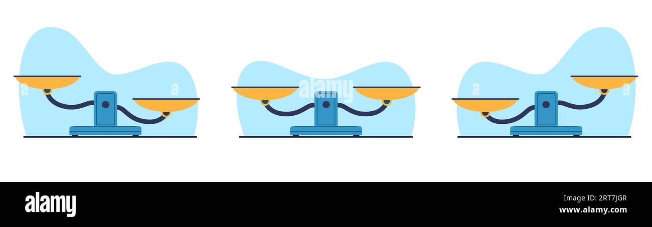 Balance scale cartoon hi-res stock photography and images - Alamy