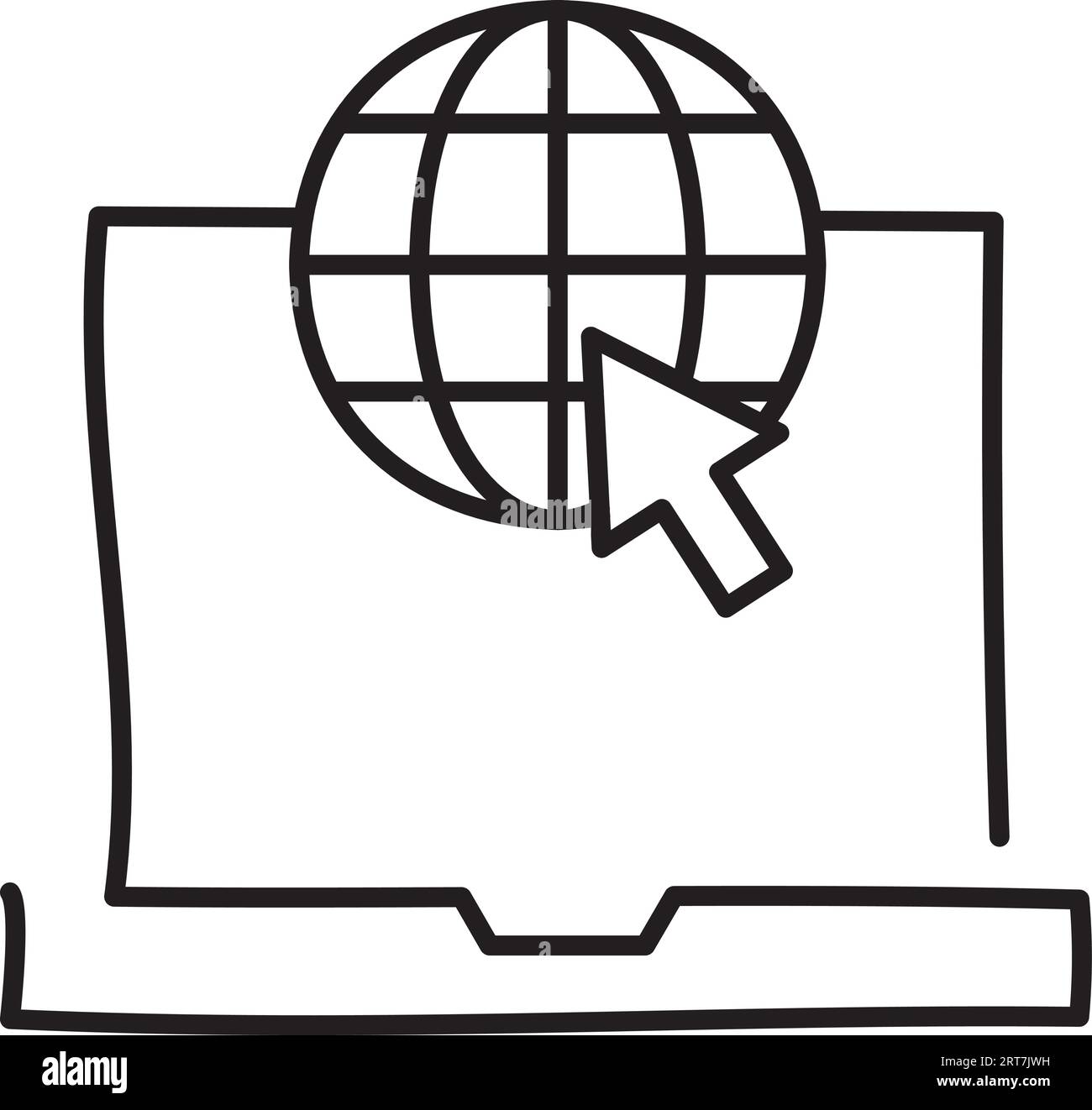 vector web folder one line. internet web site. dta elements vector ...