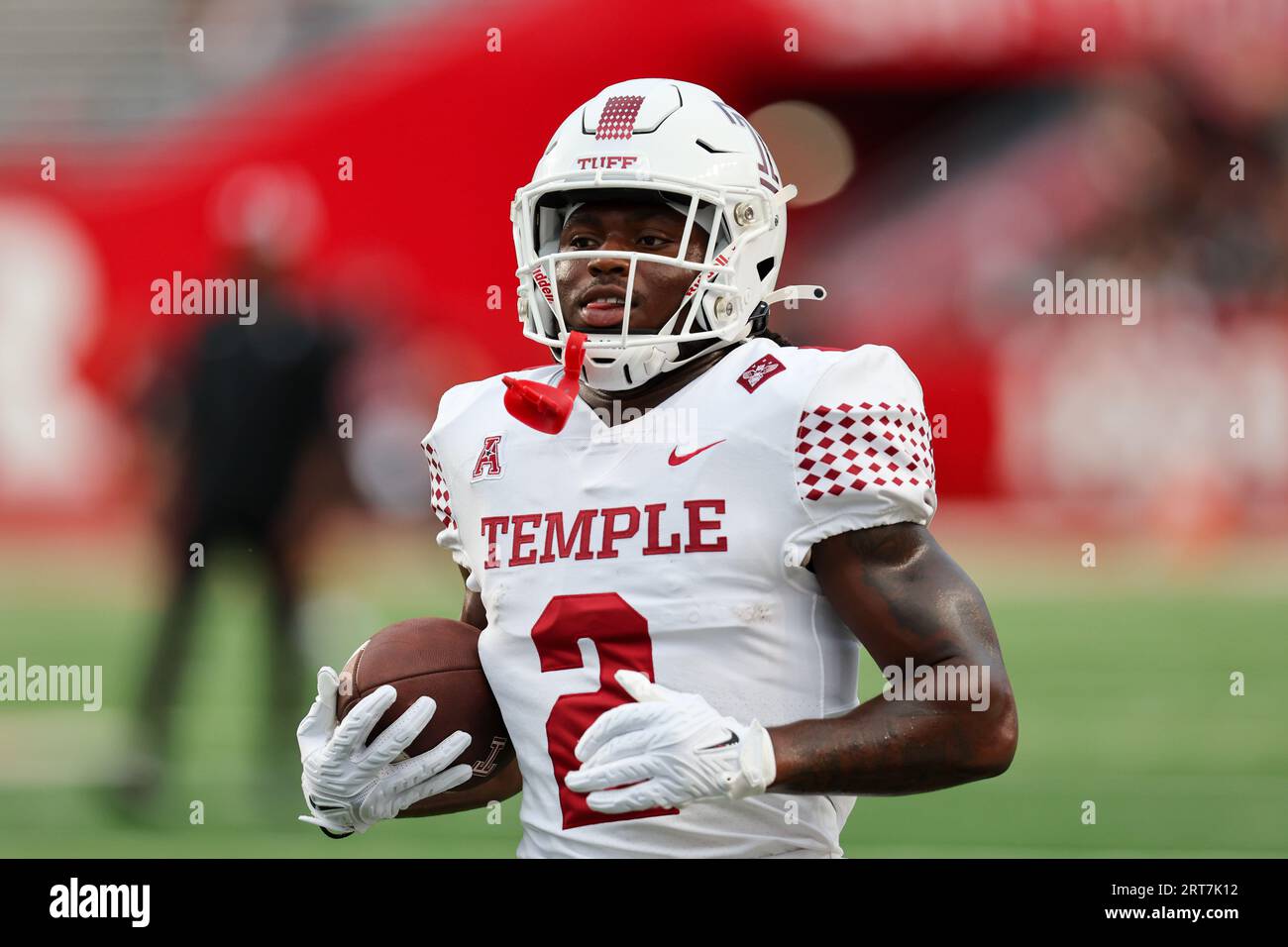 September 09, 2023: Temple Owls running back Edward Saydee (2) warms up ...