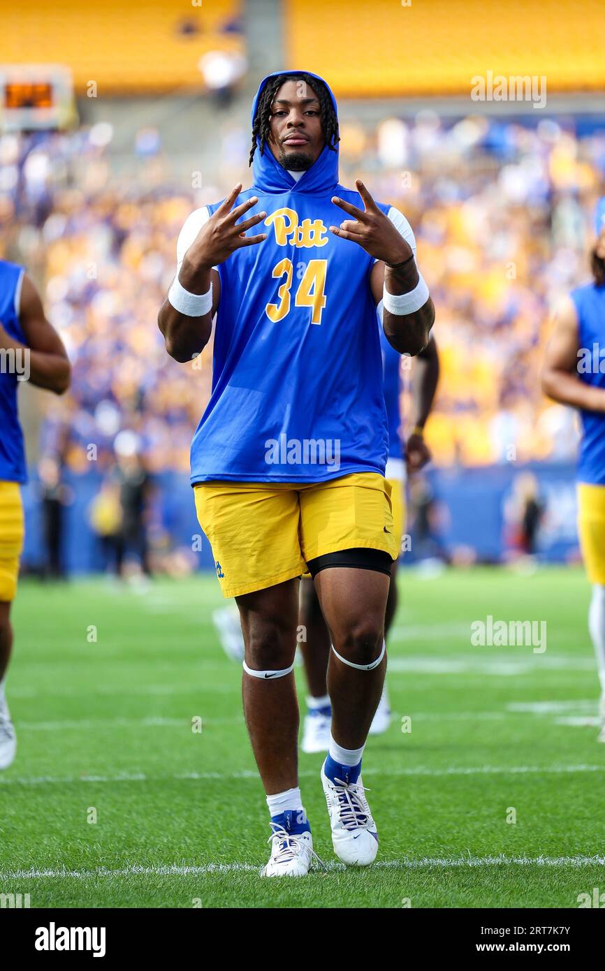 September 09, 2023: Pitt Panthers defensive back Cruce Brookins (34 ...