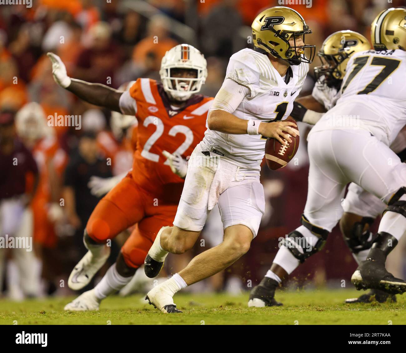 September 9, 2023: Purdue Boilermakers quarterback Hudson Card (1) is ...
