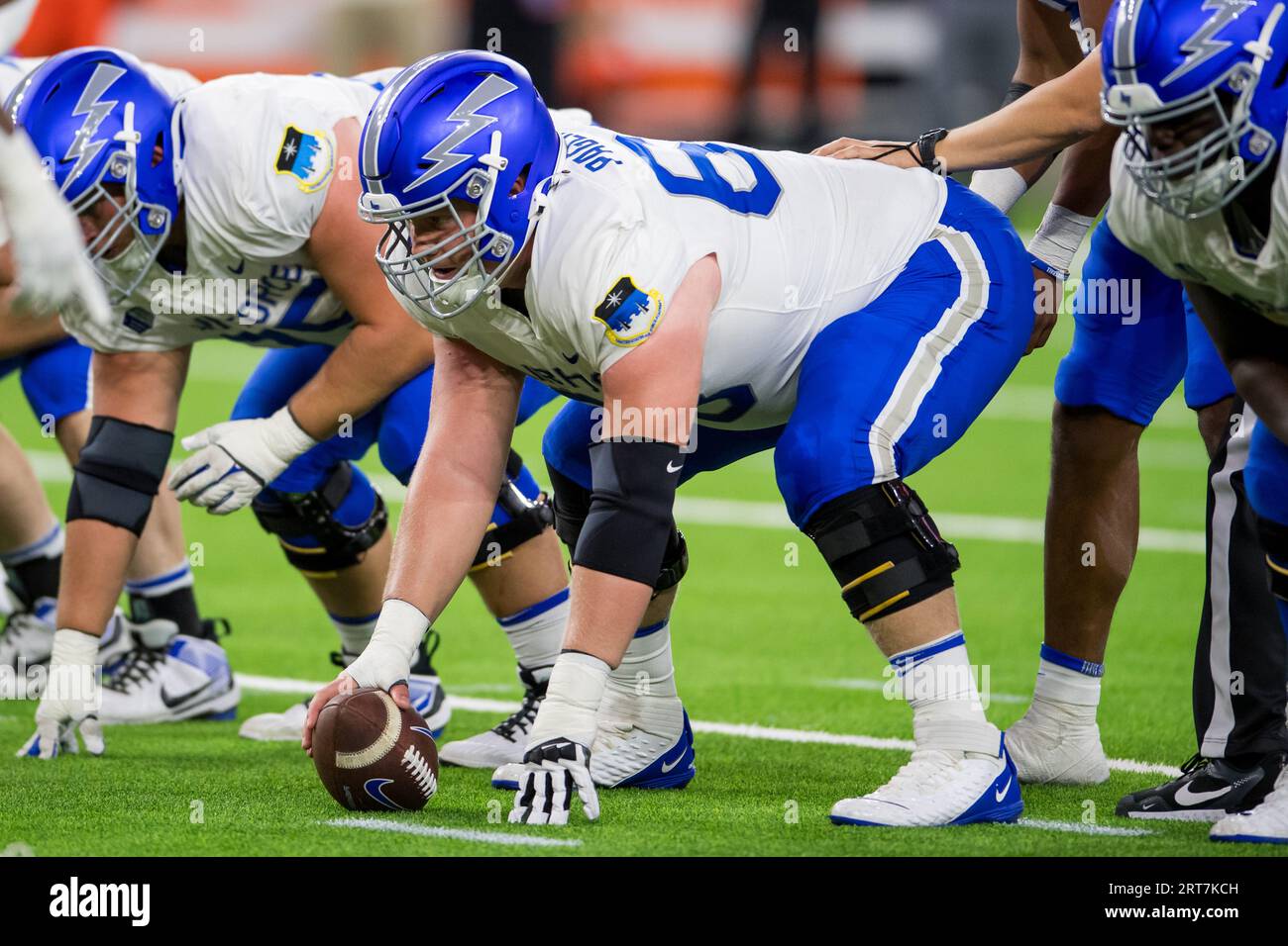 September 9, 2023: Air Force Falcons offensive lineman Thor Paglialong ...