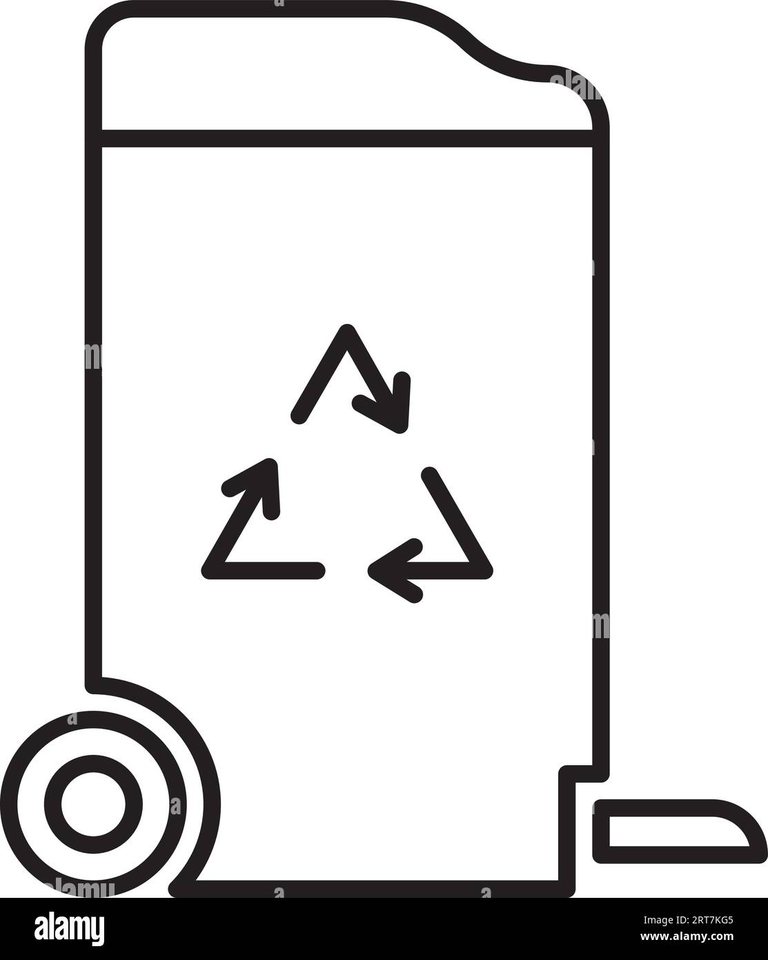 vector recycling garbage bin. rubbish bins for plastic. garbage bin ...