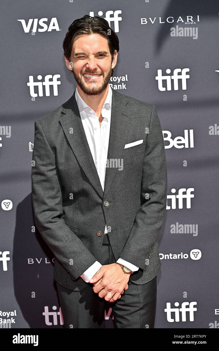 Toronto, Canada. 11th Sep, 2023. Ben Barnes attending the premiere of the movie The Critic ...