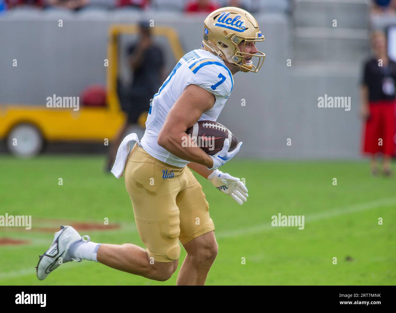 SAN DIEGO, CA - SEPTEMBER 09: UCLA running back Colson Yankoff (7 ...