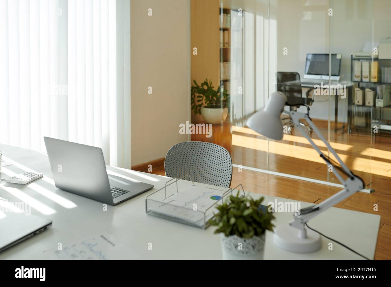 Modern computer workplace in hi-res stock photography and images - Alamy