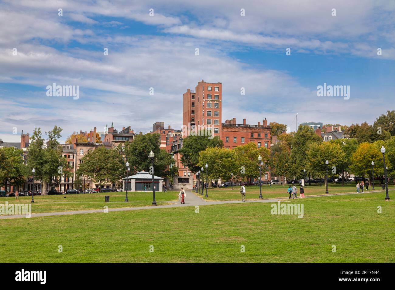 Summer in boston common park hi-res stock photography and images - Alamy