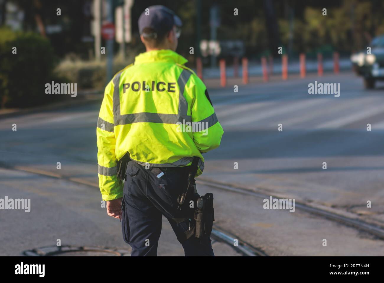 Police inspector in uniform cap hi-res stock photography and images - Alamy
