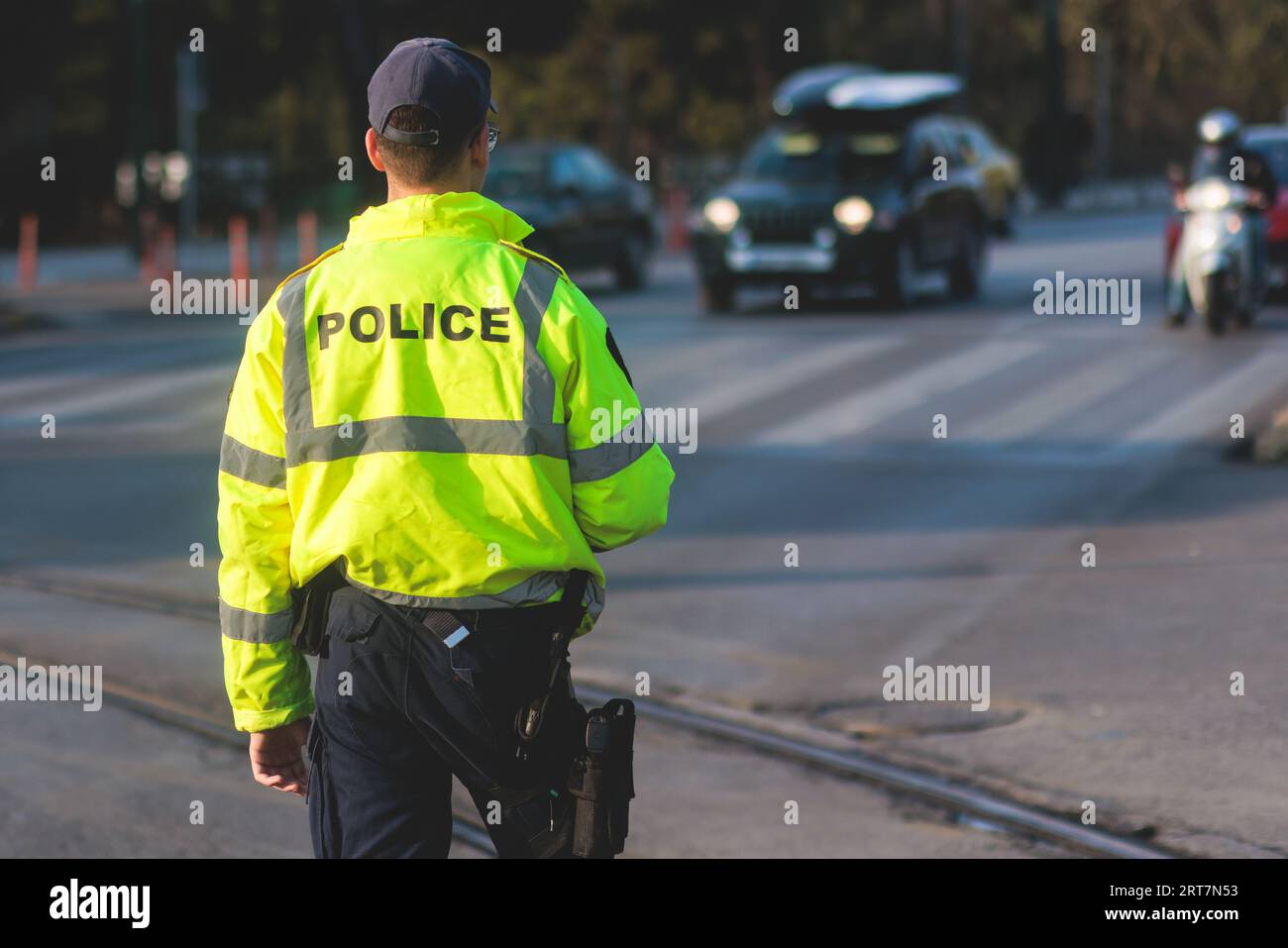 Police inspector in uniform cap hi-res stock photography and images - Alamy