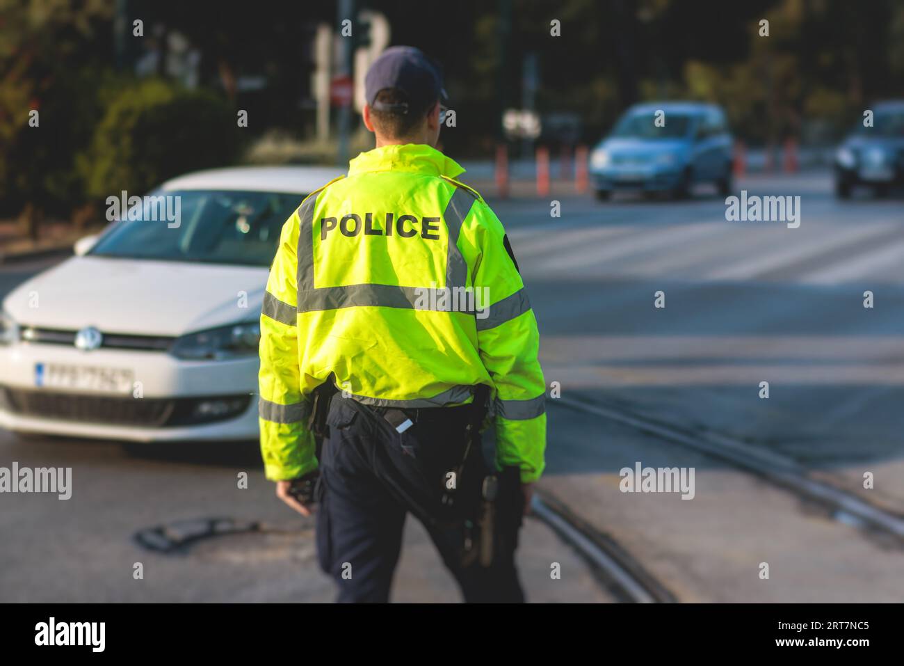 Police inspector in uniform cap hi-res stock photography and images - Alamy