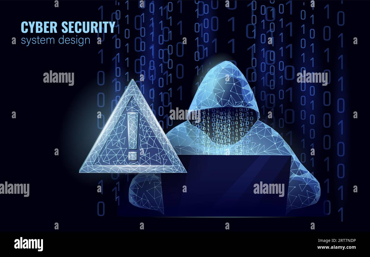Anonymous Hacker At The Laptop Computer Internet Security Cyber Attack Business Concept Low