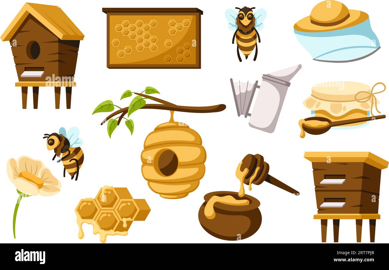 Beeswax production Cut Out Stock Images & Pictures - Alamy