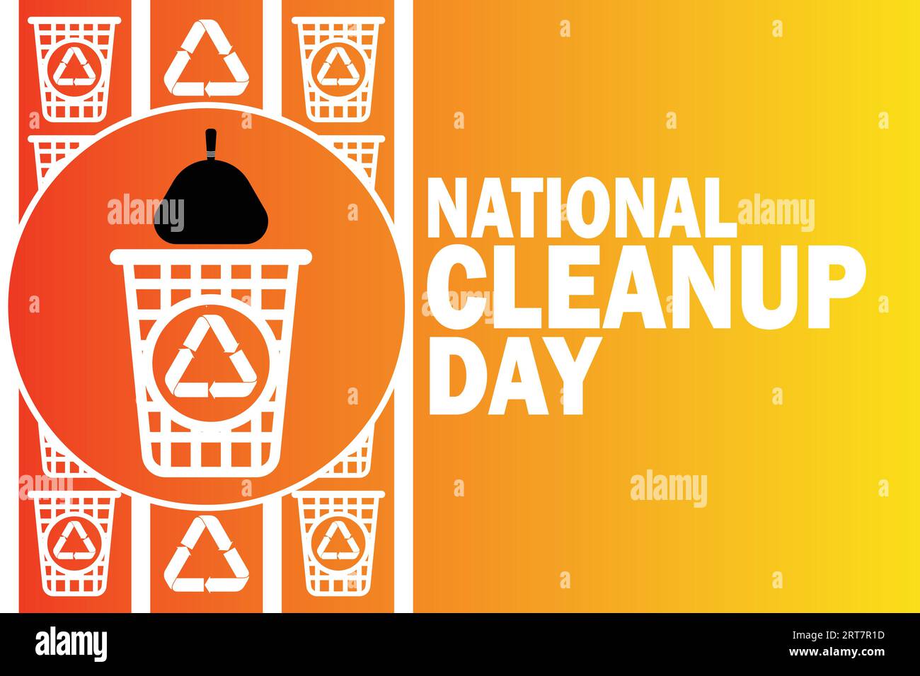 National Cleanup Day. Holiday concept. Template for background, banner, card, poster with text ...