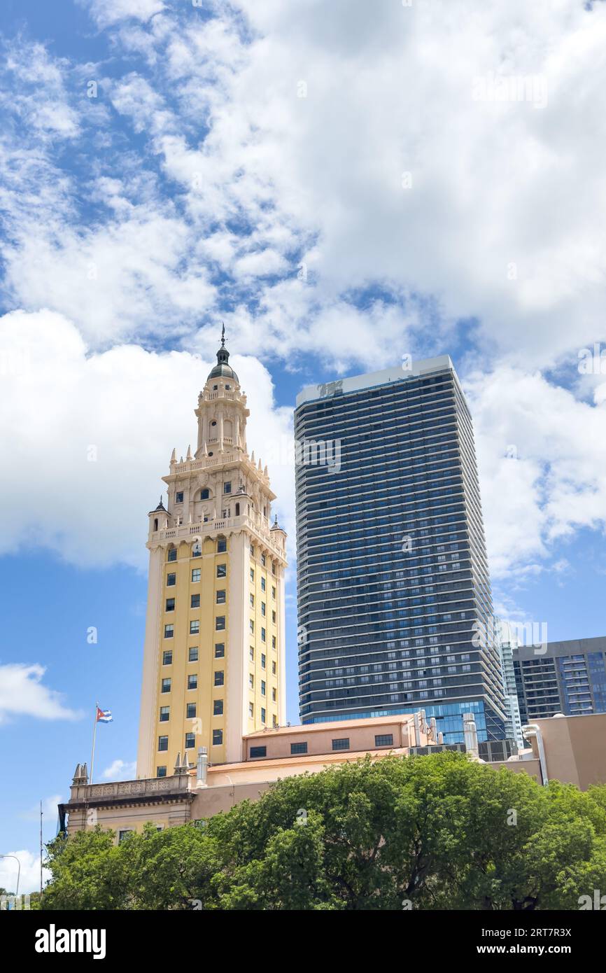 Miami, Florida - August 25th, 2023: Freedom Tower, formerly hosting ...
