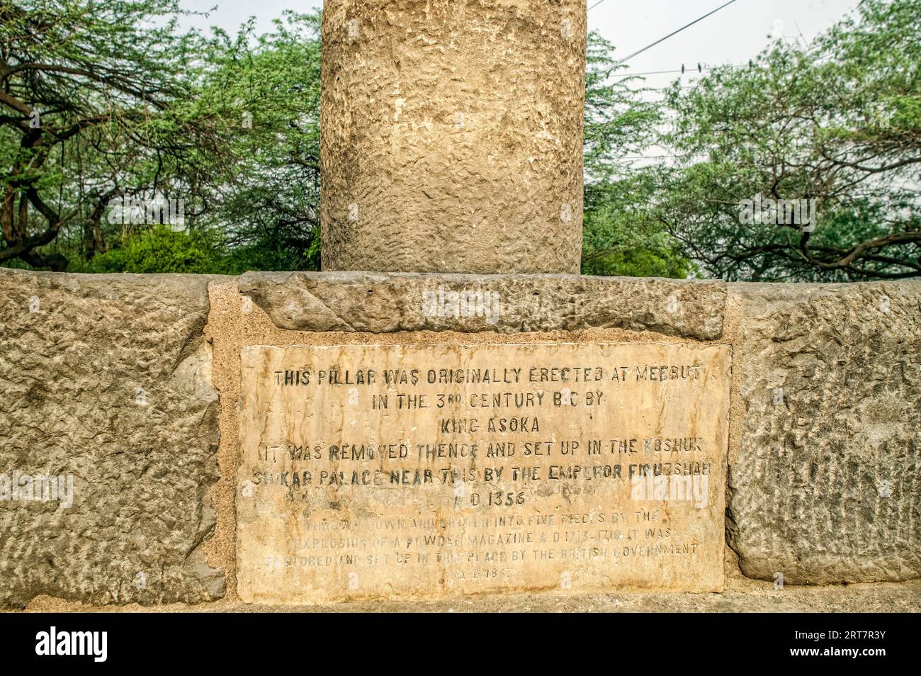 Delhi topra pillar hi-res stock photography and images - Alamy