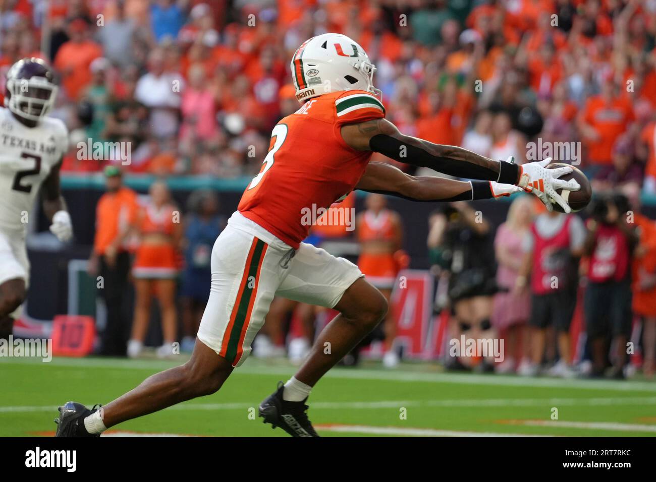 MIAMI GARDENS, FL - SEPTEMBER 09: Miami Hurricanes wide receiver ...
