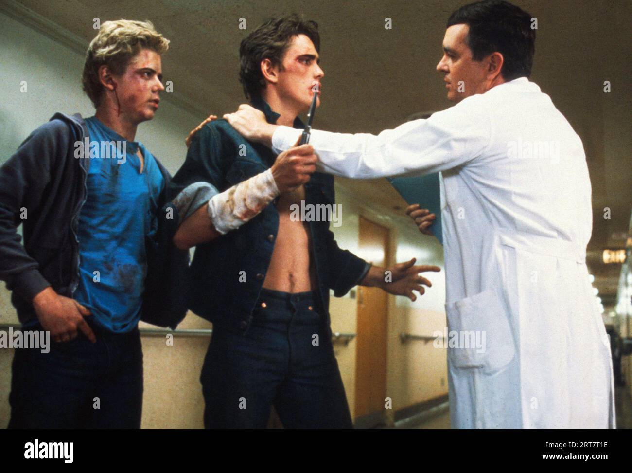 C. Thomas Howell, Matt Dillon, "The Outsiders" (1983). Photo credit ...