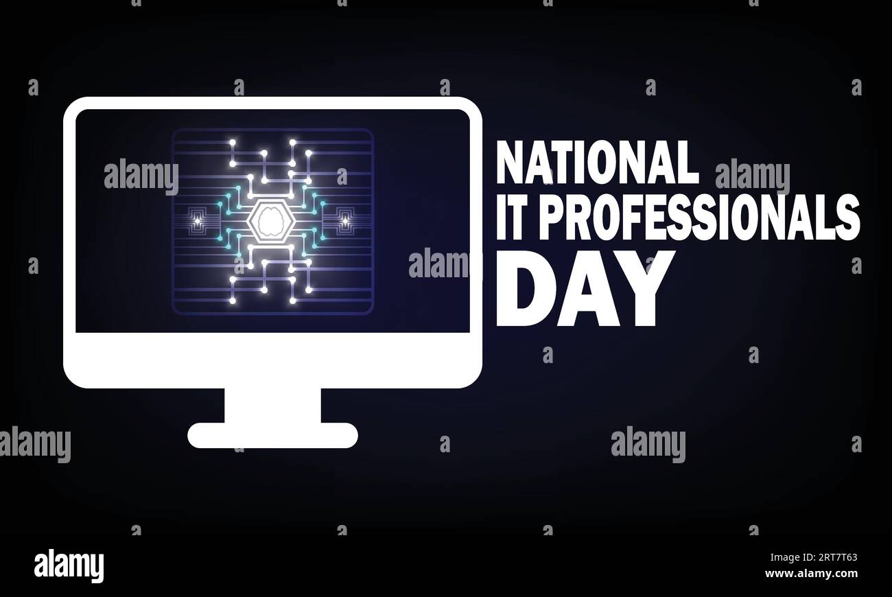 National It Professionals Day. Holiday concept. Template for background ...