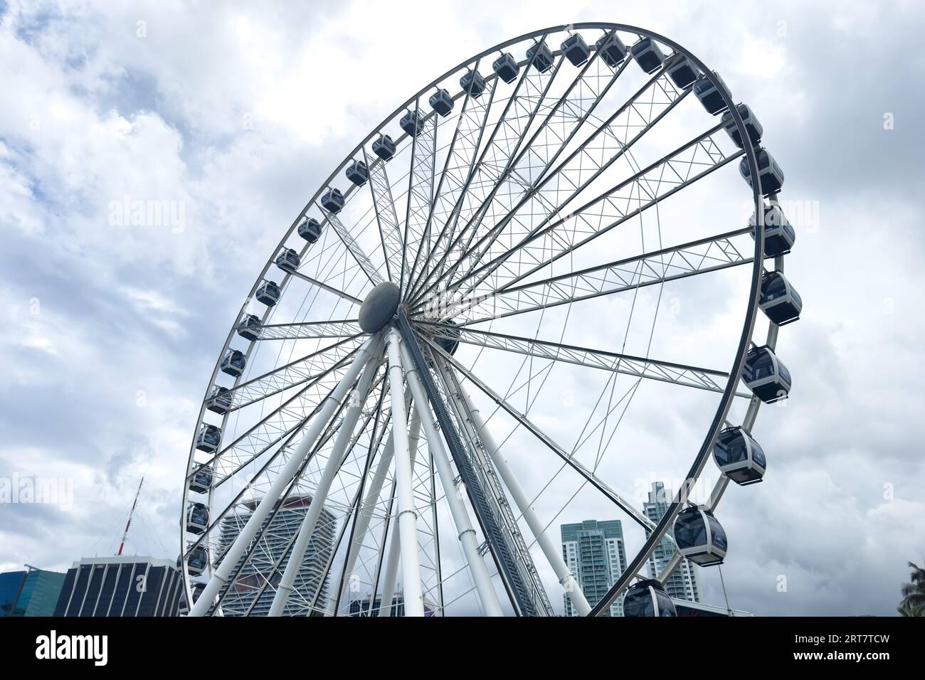 Miami, Florida - August 25th, 2023: Skyviews Miami Observation Wheel ...