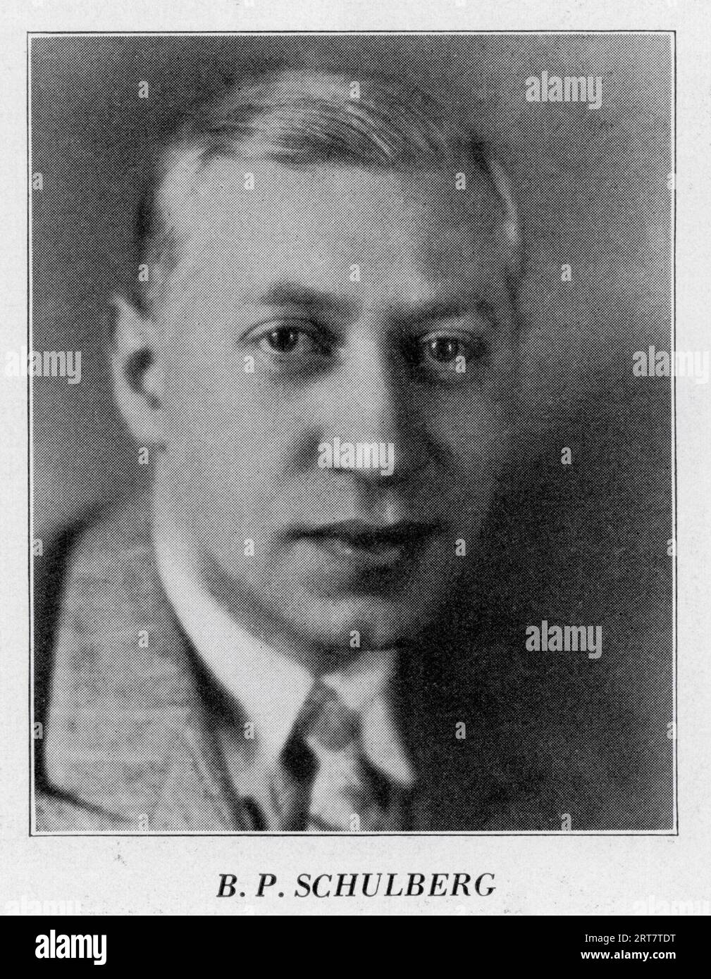 B.P. SCHULBERG General Manager of West Coast Production for Paramount ...