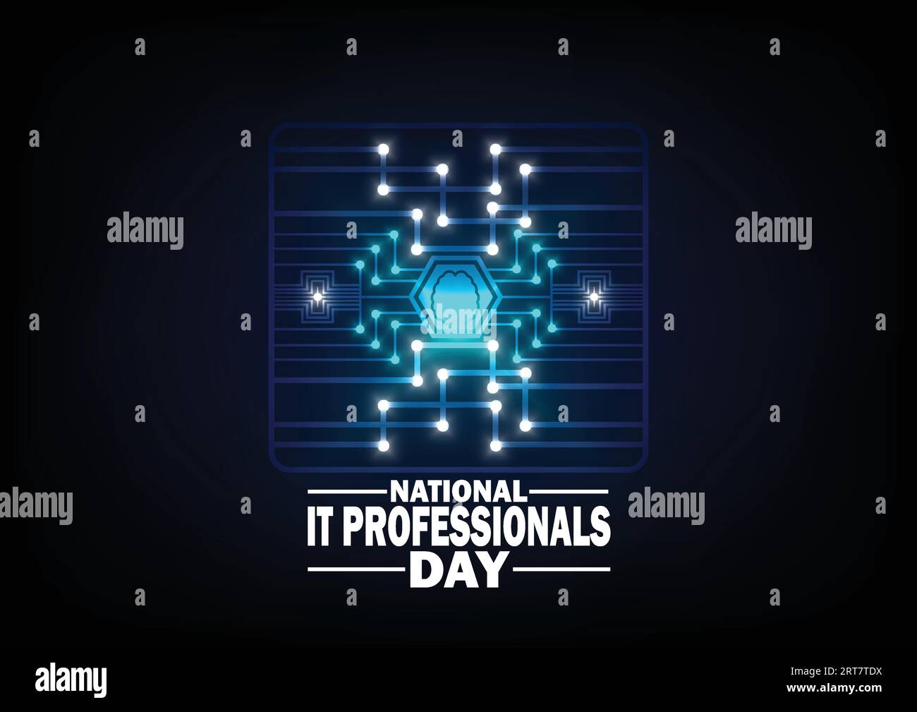 National It Professionals Day. Vector illustration. Suitable for ...