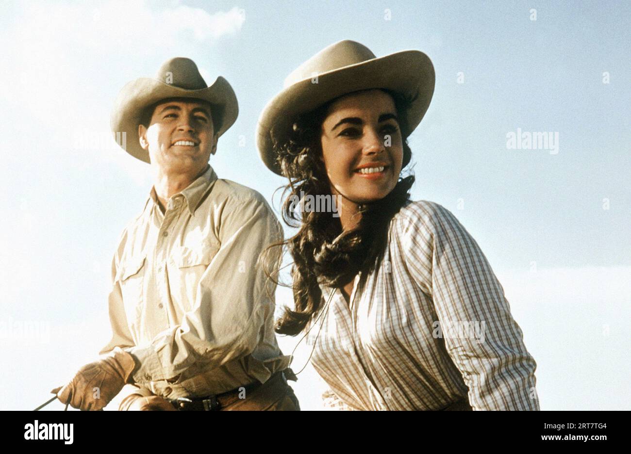 Elizabeth Taylor, Rock Hudson, "Giant" (1955). Photo credit: Warner ...