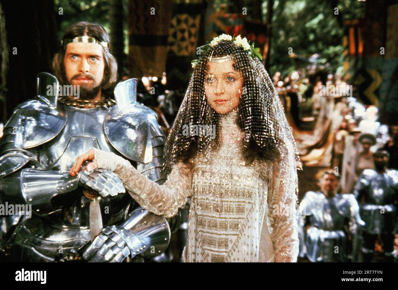 Nigel Terry, Cherie Lunghi, "Excalibur" (1981). Photo credit: Warner ...