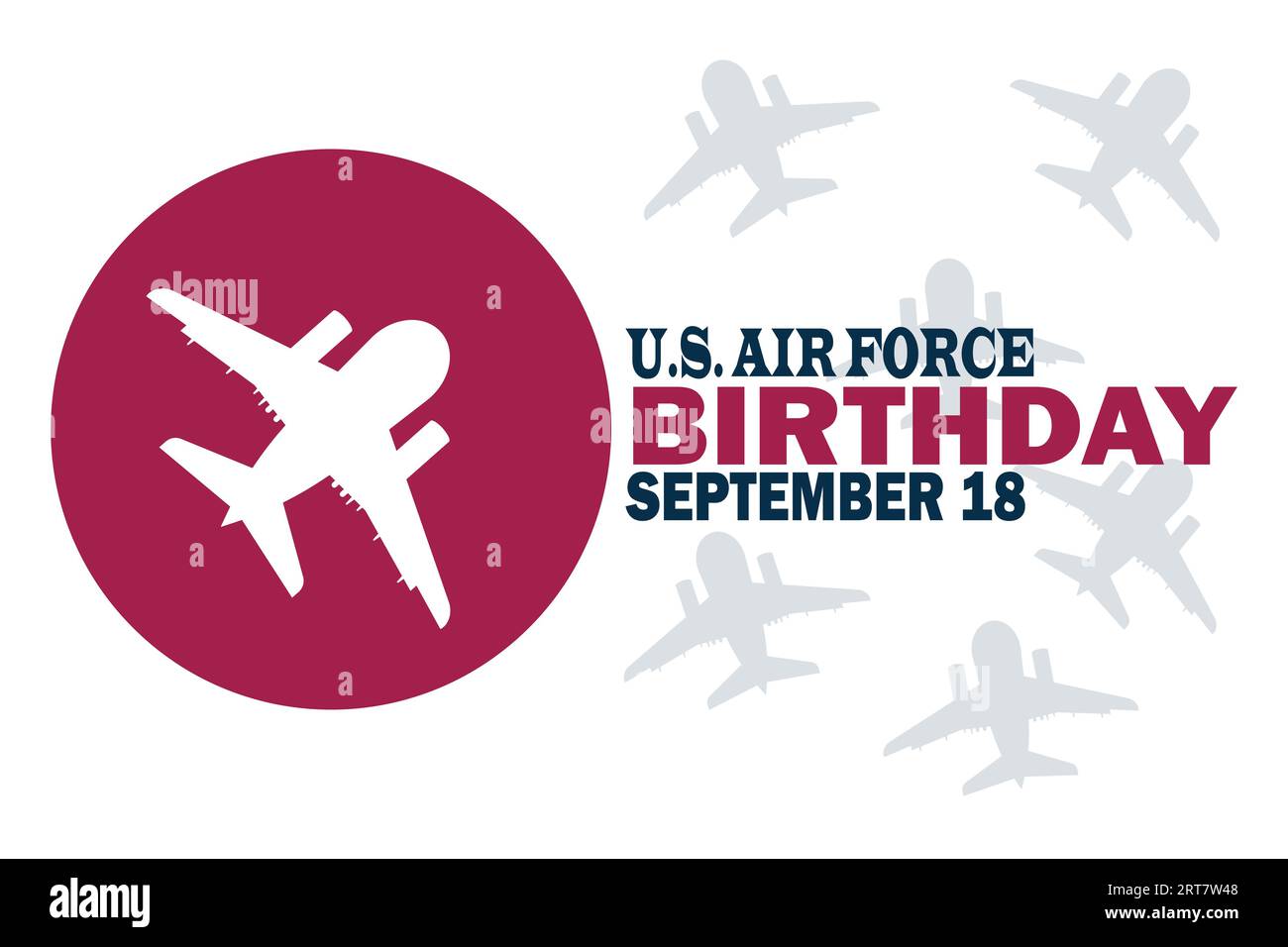 US Air Force Birthday. September 18. Holiday concept. Template for ...