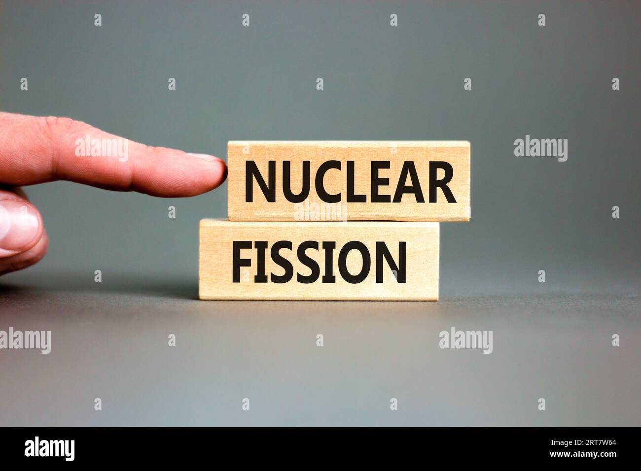 Nuclear fission symbol. Concept words Nuclear fission on beautiful ...