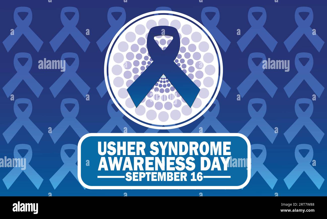Usher Syndrome Awareness Day Vector illustration. September 16. Holiday ...