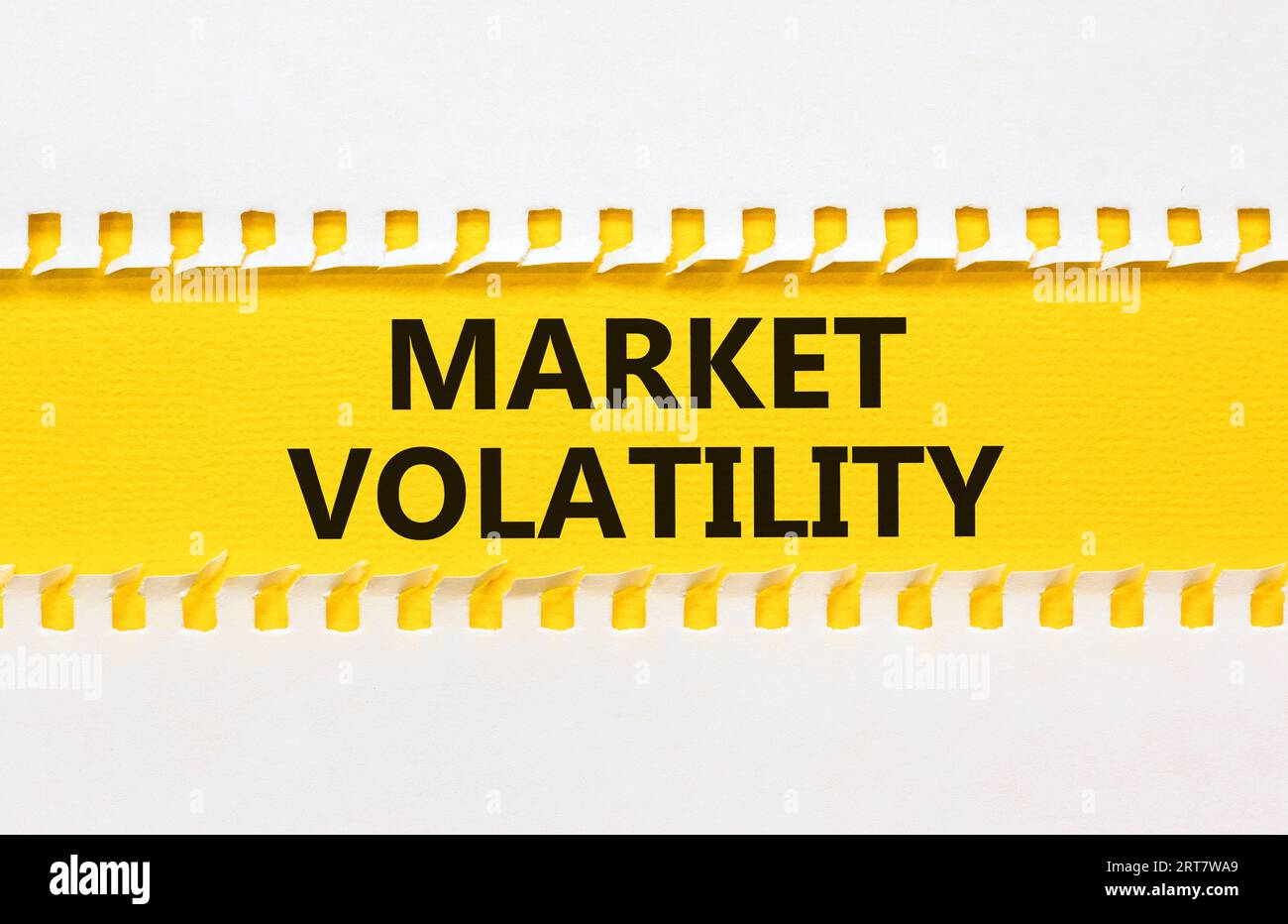 Market volatility symbol. Concept words Market volatility on beautiful ...