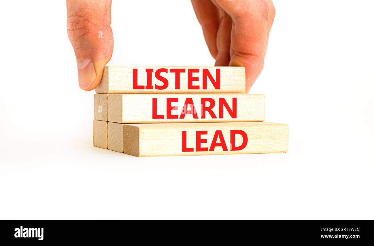 Listen learn lead symbol. Concept word Listen Learn Lead on beautiful ... Listen learn lead symbol. Concept word Listen Learn Lead on beautiful ...
